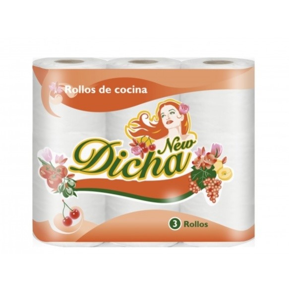 424 - Rollo de Cocina DICHA 3X40X12